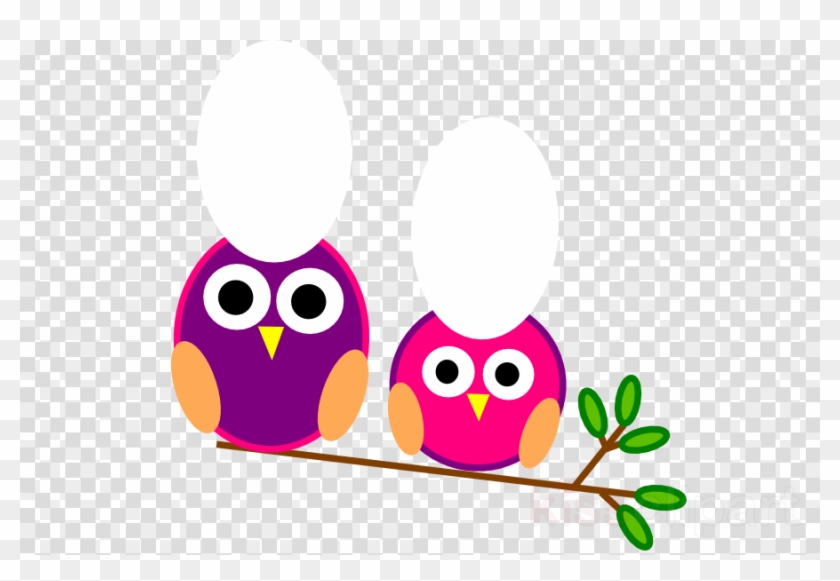 Pink And Purple Owl Clipart Tawny Owl Clip Art - Pink And Purple Owl ...