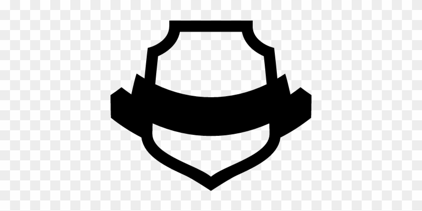 Shield With Banner Vector - Shield With Banner Vector - Free ...