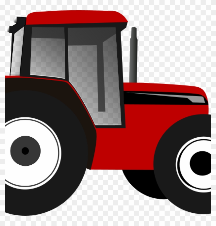 Tractor Clipart Red Tractor Clip Art At Clker Vector - Tractor Clipart ...