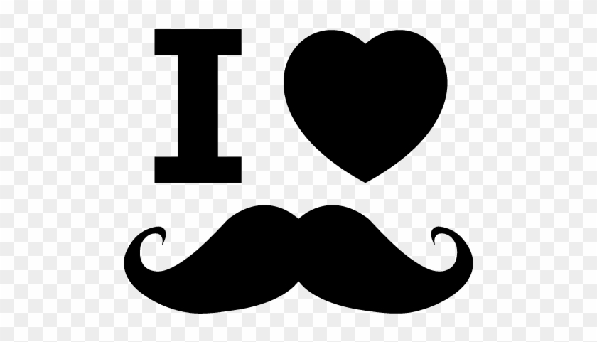 I Heart Mustaches - I Heart Mustaches - Full Size PNG Clipart Images ...