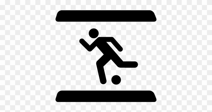 Soccer Player Running With The Ball Vector - Soccer Player Running With ...