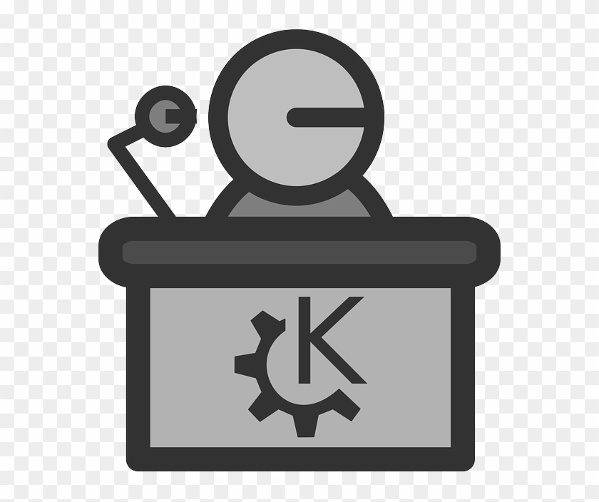 Presents Flat, Speaker, Theme, Public, Presenter, Icon, - Microphone ...