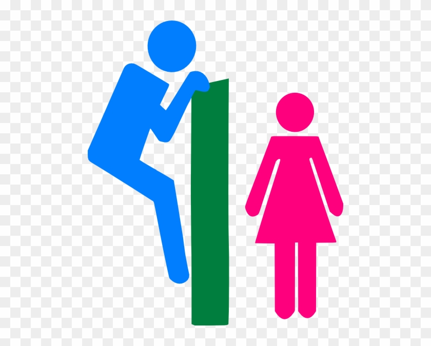 Ladies Restroom Sign - Boys And Girls Bathroom Signs - Full Size PNG ...