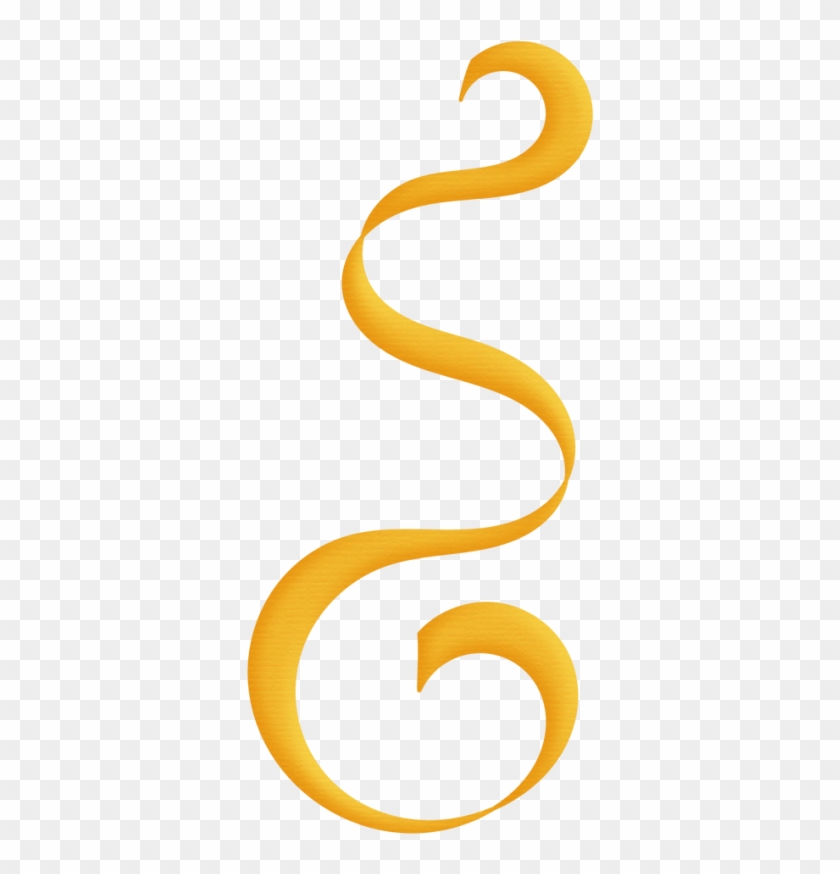 Aw Circus Streamer 2 Yellow - Yellow Streamer Clip Art - Full Size PNG ...