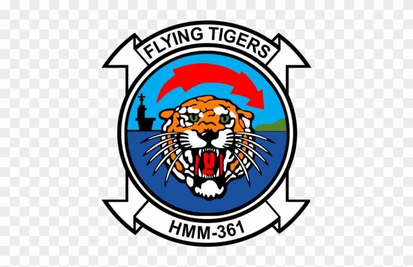 Usmc Hmm-361 Flying Tigers Sticker - Hmh 361 Flying Tigers - Full Size ...