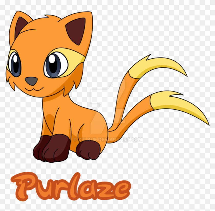 Fakemon - Fakemon Fire Starter Cat - Full Size PNG Clipart Images Download