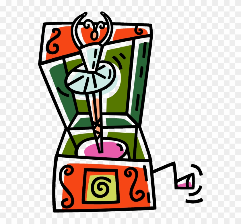 Vector Illustration Of Music Box With Dancing Ballet - Vector ...