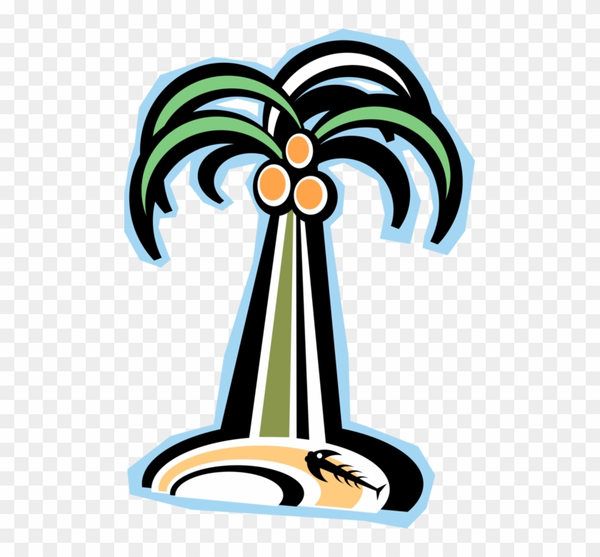 Palm Tree Royalty Free Vector Clip Art Illustration - Palm Tree Royalty Free Vector Clip Art ...