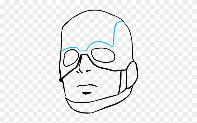Drawing Marvel Outline - Drawing Marvel Outline - Full Size PNG Clipart ...
