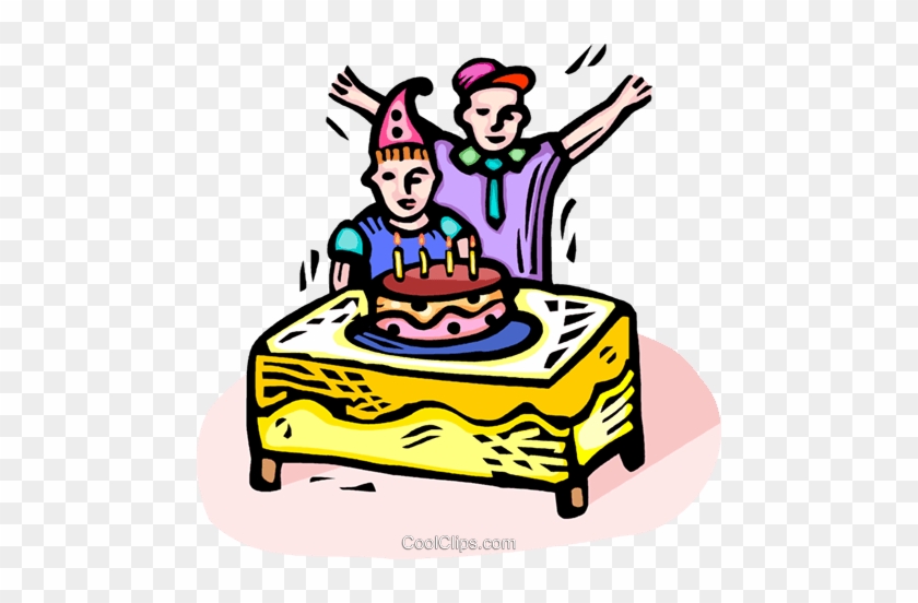 Birthday Party Royalty Free Vector Clip Art Illustration - Birthday ...