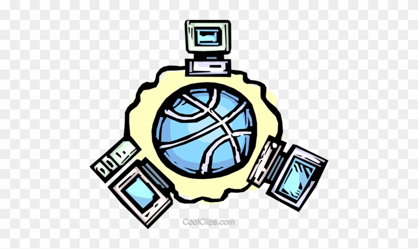 Global Networking Royalty Free Vector Clip Art Illustration - Global ...