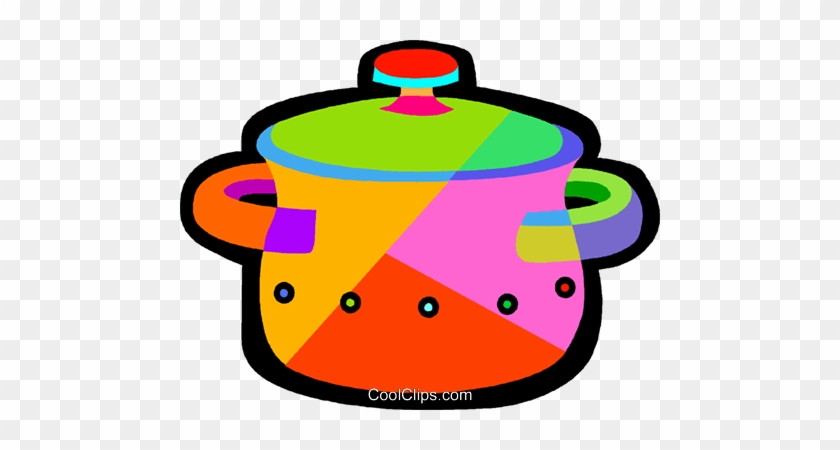 Cooking Pots Royalty Free Vector Clip Art Illustration - Cooking Pots ...