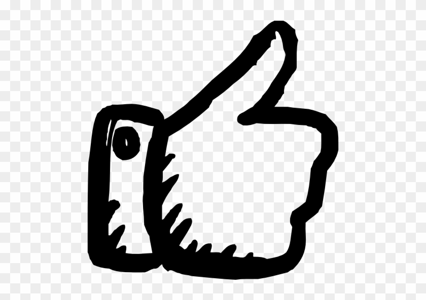 Like Icon Hand Drawn Png Clipart Like Button Thumb - Like Icon Hand ...