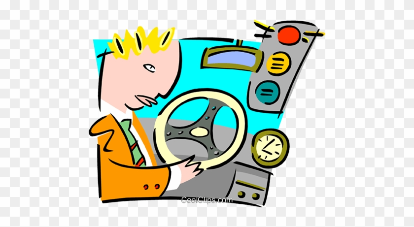 Driving Royalty Free Vector Clip Art Illustration - Driving Royalty ...
