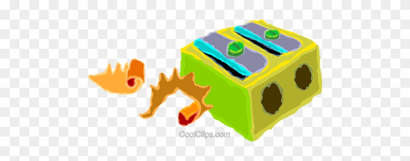 Pencil Sharpener Royalty Free Vector Clip Art Illustration - Pencil ...