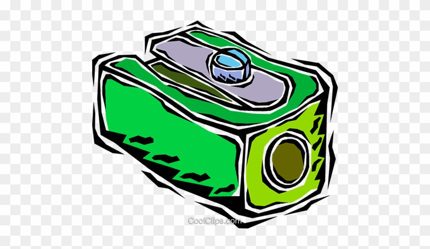 Pencil Sharpener Royalty Free Vector Clip Art Illustration - Pencil ...
