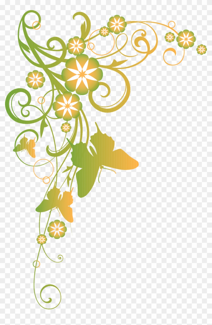 Butterfly Border Clip Art - Butterfly Border Clip Art - Full Size PNG ...