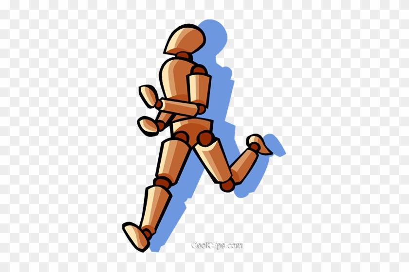 Man Running Royalty Free Vector Clip Art Illustration - Man Running ...