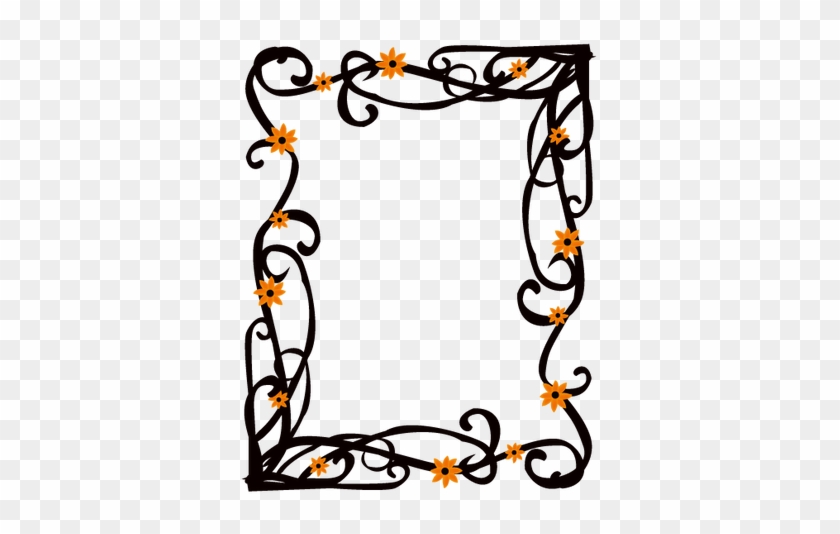 Elegant Floral Frame Border Vector By Angeladesigns - Elegant Floral ...