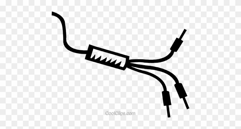 Wires Royalty Free Vector Clip Art Illustration - Wires Royalty Free ...