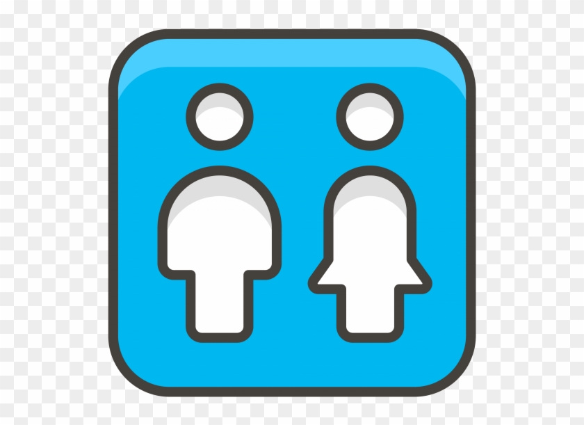 Restroom Emoji - Restroom Emoji - Full Size PNG Clipart Images Download