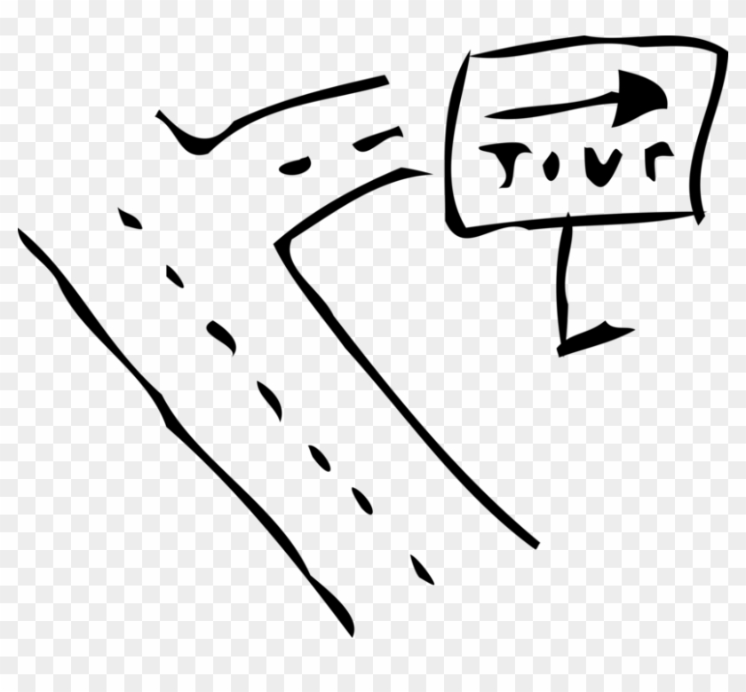 Vector Illustration Of Interstate Highway Expressway - Vector ...