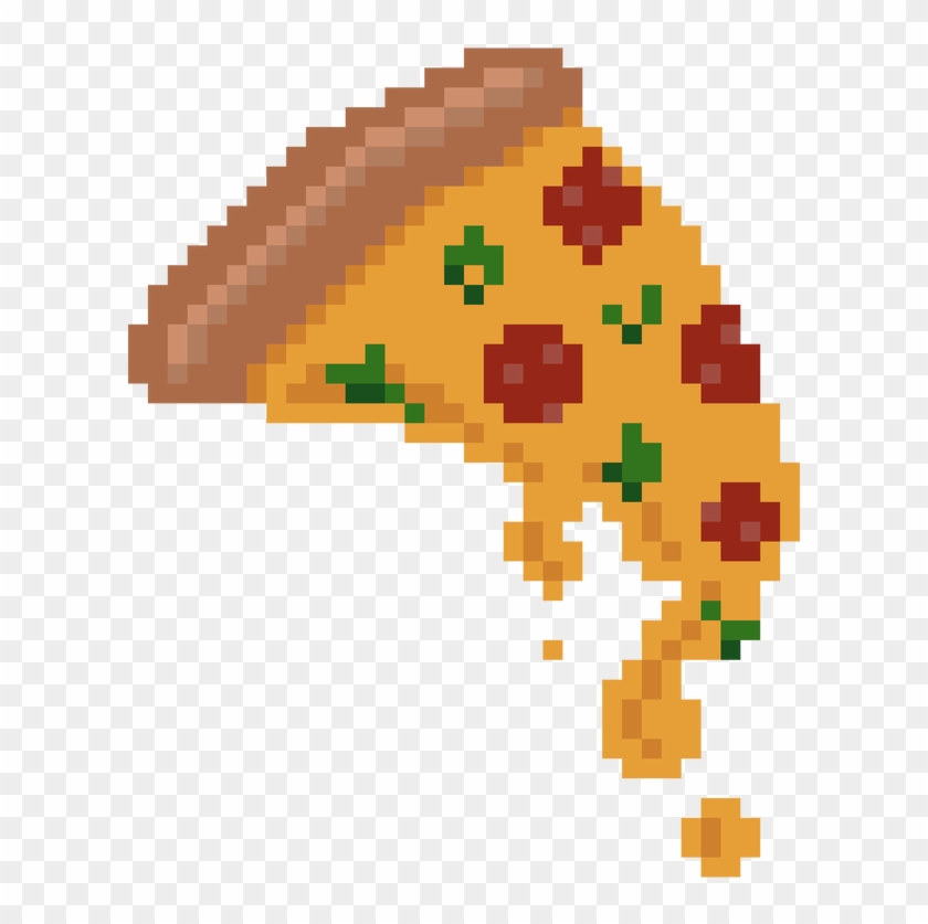 Pixel Art Pizza Slice By Xenlith - Pixel Art Pizza Slice By Xenlith ...