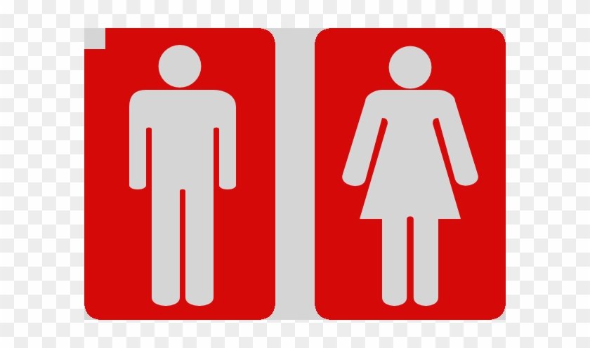 Red & White Toilet Sign Clip Art At Clker Clipart Toilet - Red & White ...