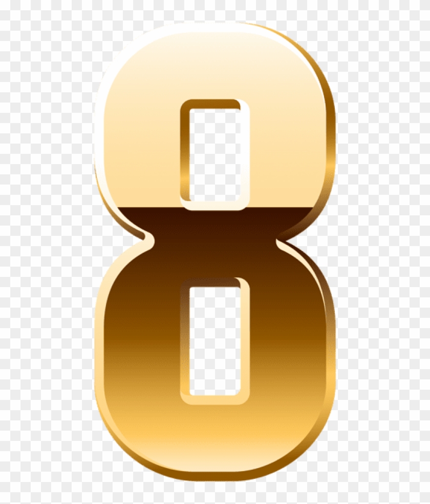 Download Gold Number Eight Png Clipart Png Photo - Download Gold Number ...