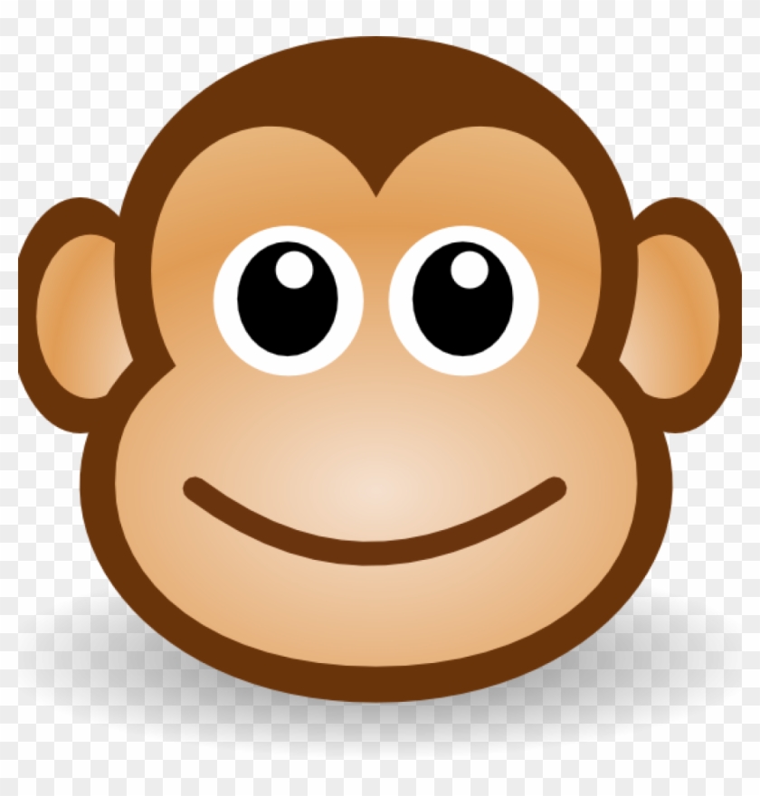 Monkey Face Drawing Happy Monkey Face Clip Art At Clker - Monkey Face Cartoon Type - Full Size ...