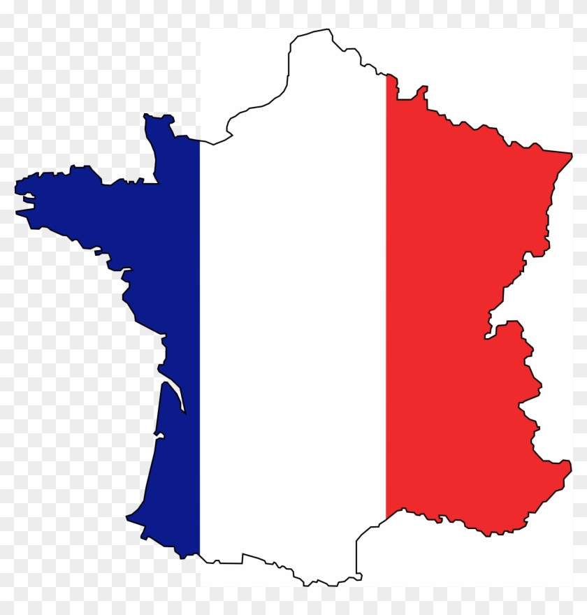 France - France Map Flag - Full Size PNG Clipart Images Download