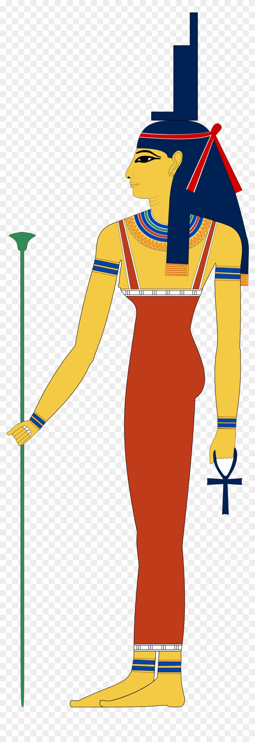 Egypt Clipart Polytheism - Neith Egyptian Goddess - Full Size PNG ...