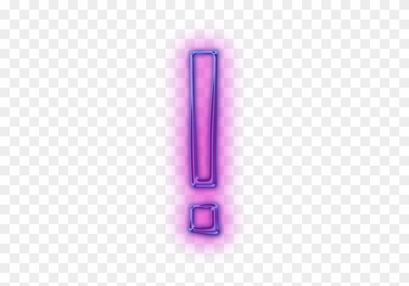 Download - Neon Exclamation Mark - Full Size PNG Clipart Images Download