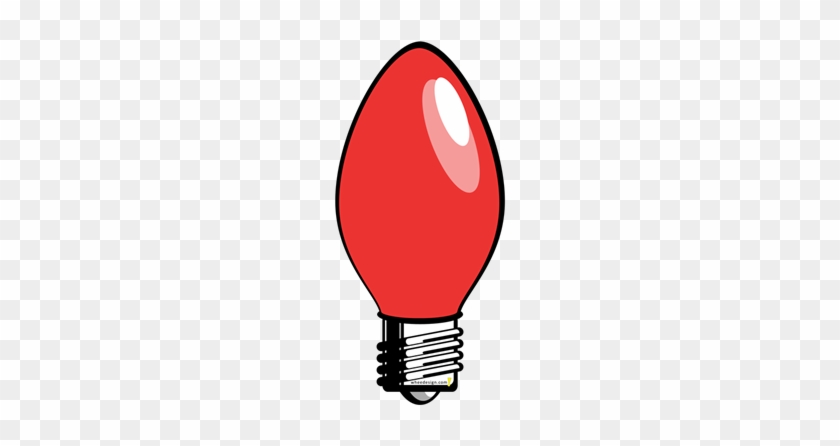 Red Christmas Tree Light Bulb - Blue Christmas Tree Light Bul Oval ...