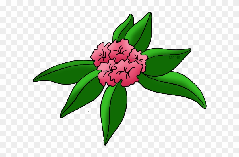 United States Clip Art By Phillip Martin, State Flower - State Flower ...