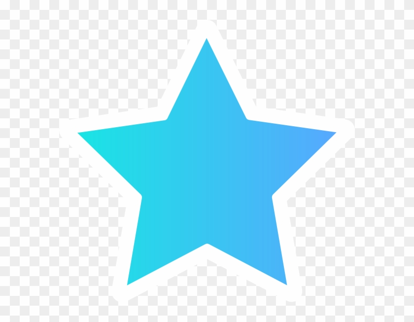 Blue Star Clipart White Blue Star Clip Art At Clker - Different Colors ...