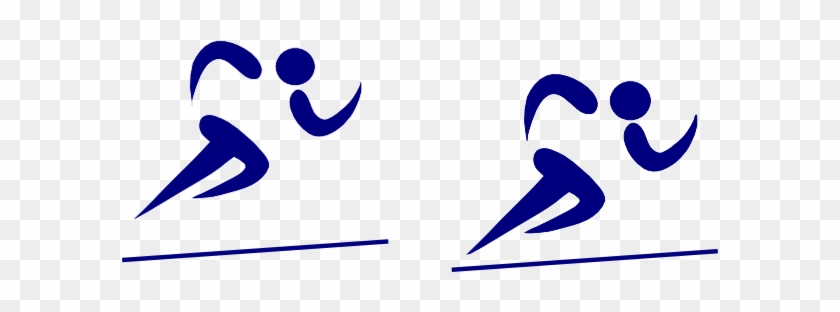 Blue Runner Svg Downloads Sports Download Vector Clip - Track And Field ...