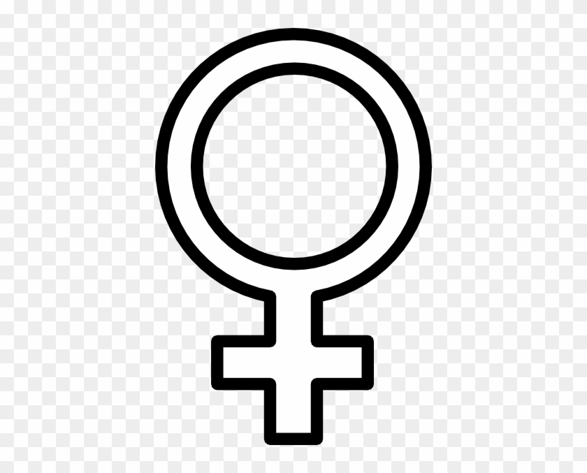 Free Vector Female Symbol Clip Art - Female Symbol Outline - Full Size ...