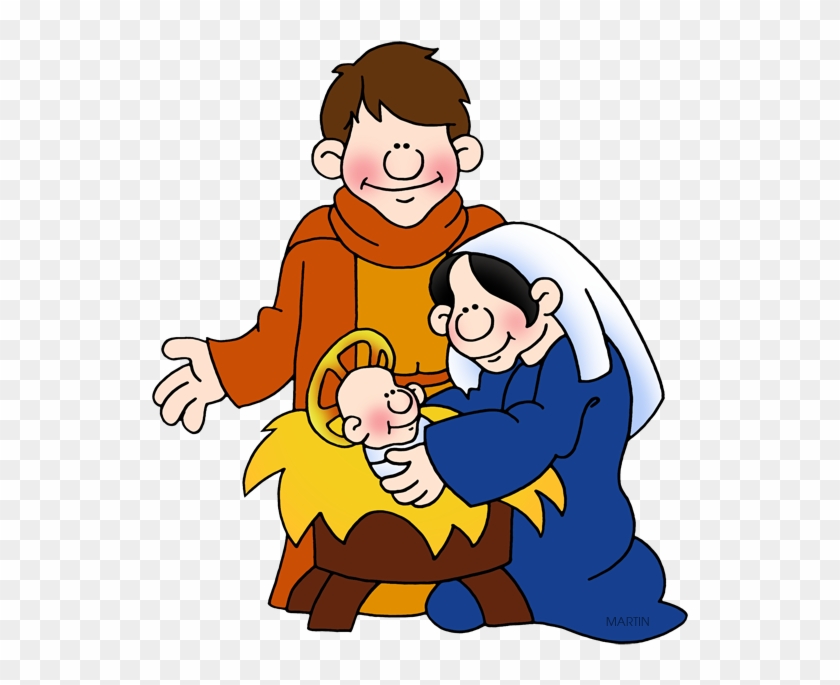 Holy Family - Phillip Martin Clipart Nativity - Full Size PNG Clipart ...