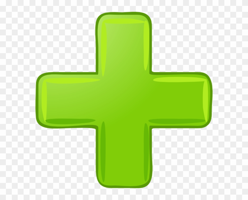 Green Plus Sign Clip Art - Plus Sign Transparent Background - Full Size ...
