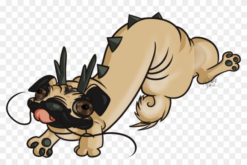Pug Dragon By Hylian-rinku - Chinese Dragon Pug - Full Size PNG Clipart ...