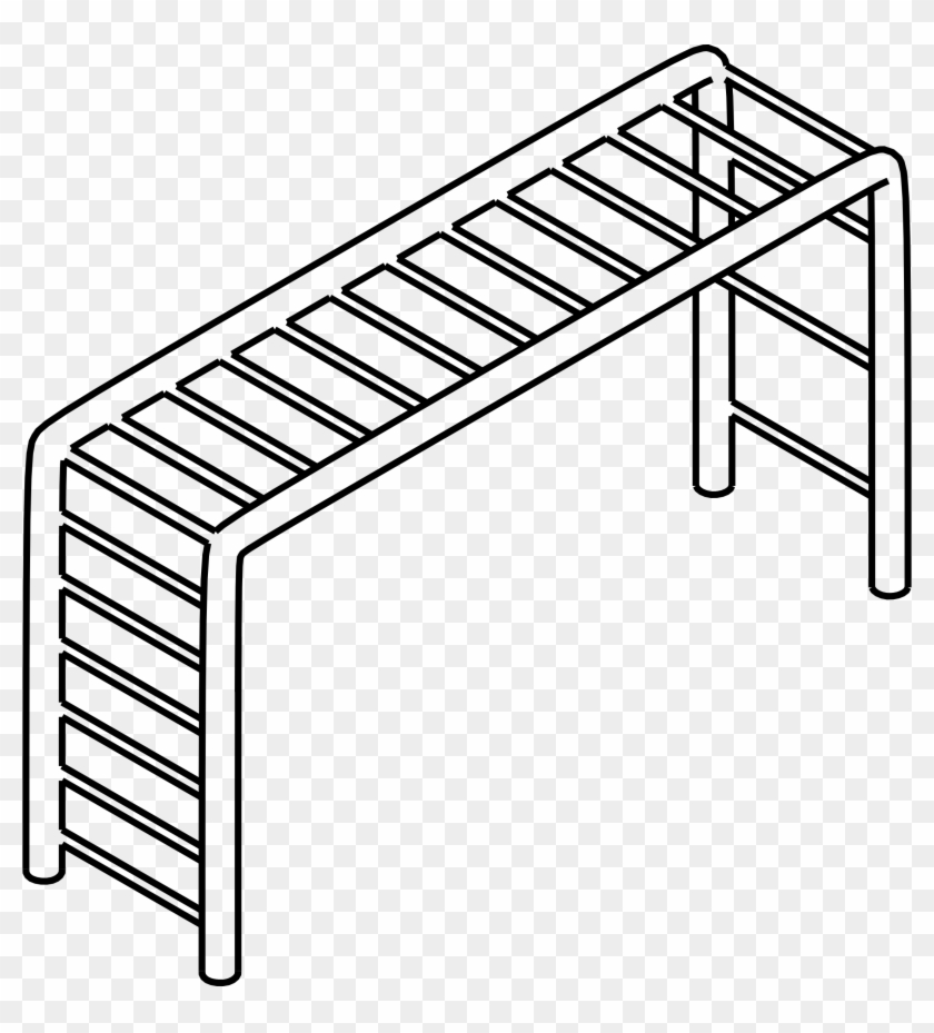 Big Image - Climbing Frame For Coloring - Full Size PNG Clipart Images ...