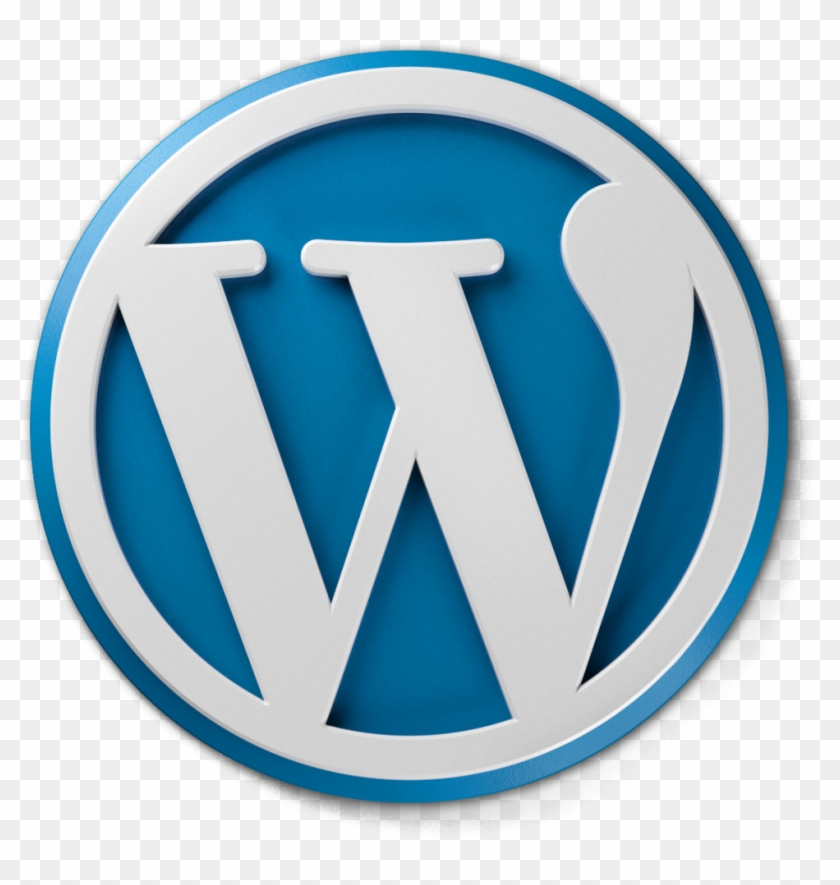 Wordpress Logo Free Download Png - Logo Wordpress Png - Full Size PNG ...