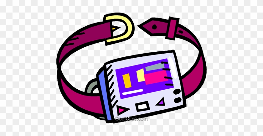 Beeper On A Belt Royalty Free Vector Clip Art Illustration - Beeper On ...