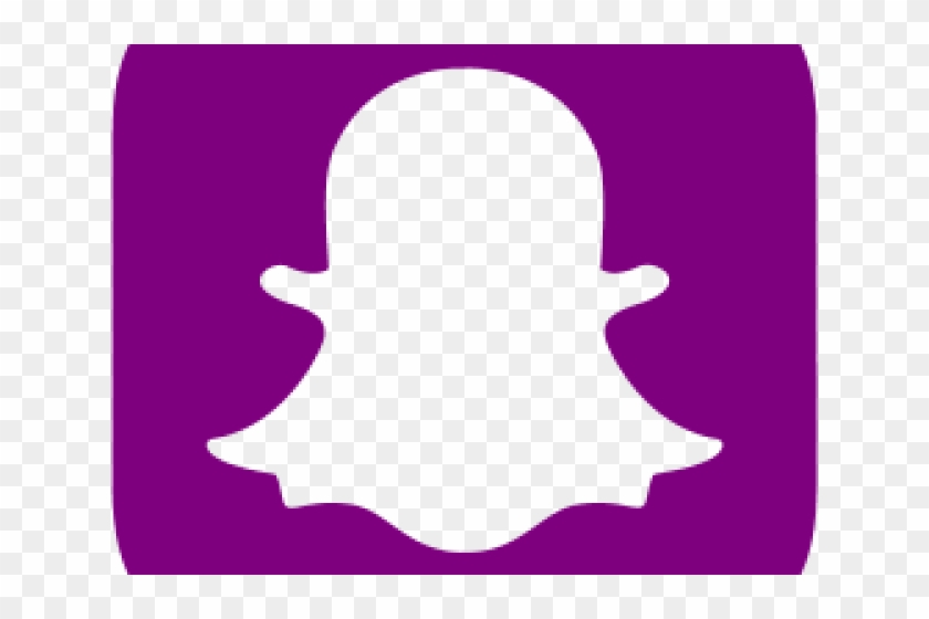 Snapchat Clipart Purple - Snapchat Clipart Purple - Free Transparent ...