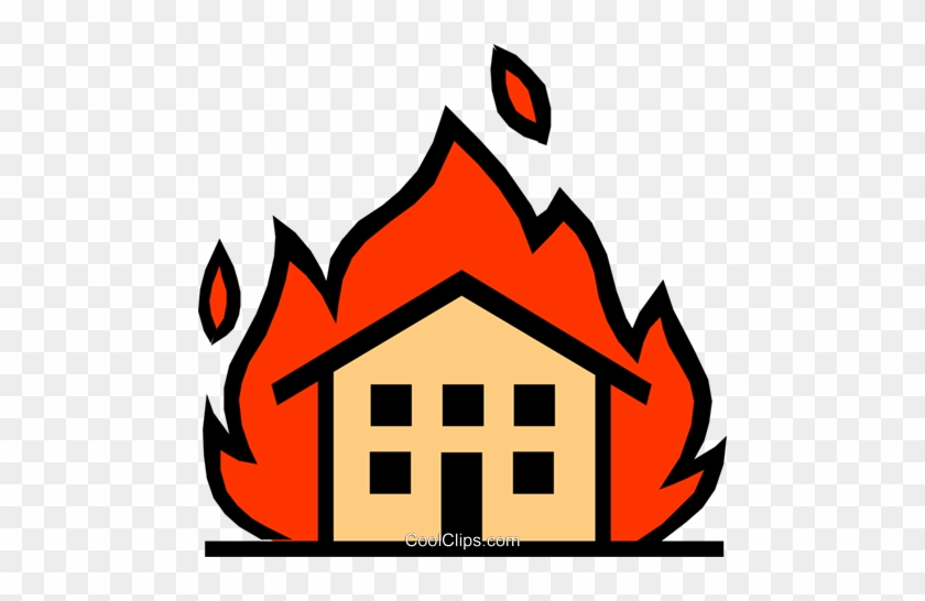 Houses On Fire Cartoon Clipart Structure Fire Clip - Houses On Fire ...