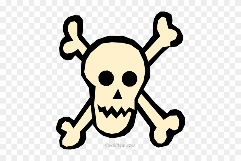 Skull & Crossbones Royalty Free Vector Clip Art - Skull & Crossbones ...