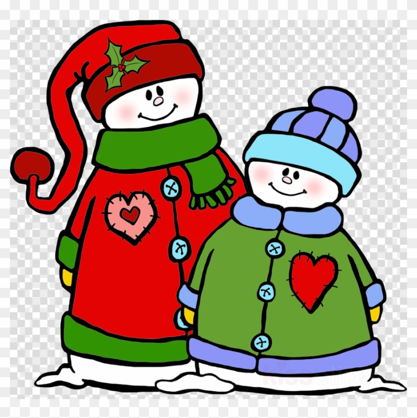 Two Snowman Clip Art Clipart Snowman Clip Art - Two Snowman Clip Art ...