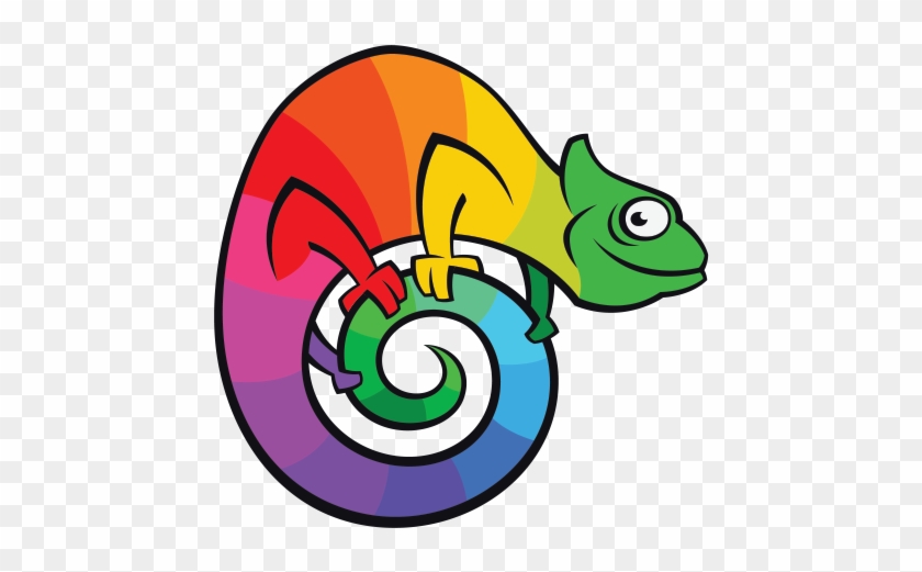 Colorful Clipart Chameleon - Colorful Clipart Chameleon - Free ...
