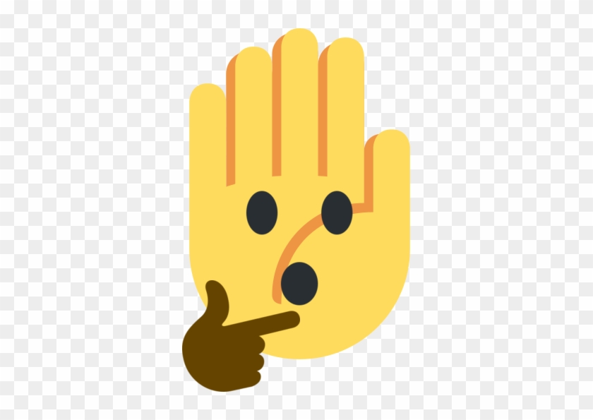 Hand Emoji With Open Mouth With Eyes Wide Open With - Hand Emoji With ...
